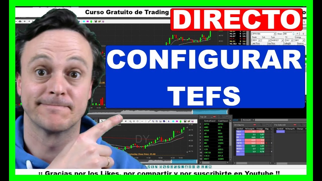 Trading Plataformas - Plataforma Trader TEFS Tutorial Tradenet Español ...