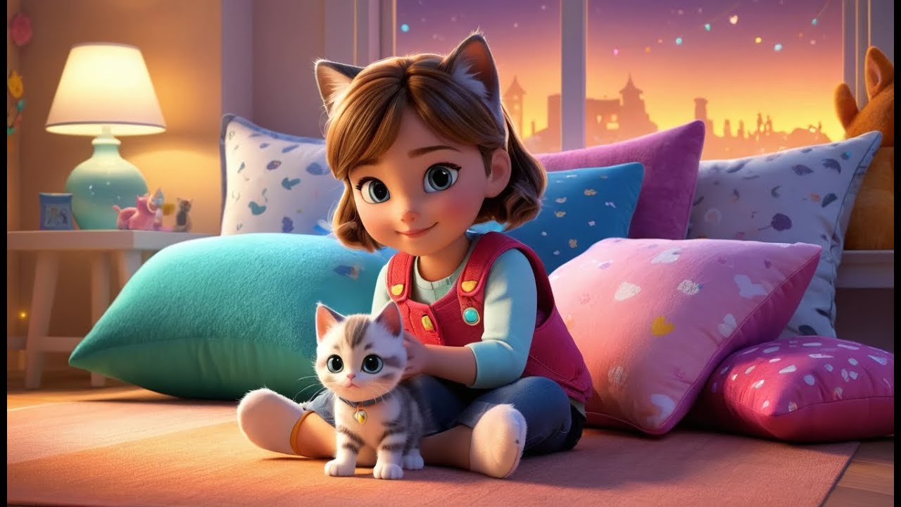 Emma Had a Tiny Cat | Fun Nursery Rhyme for Kids | Sing-Along Song ...