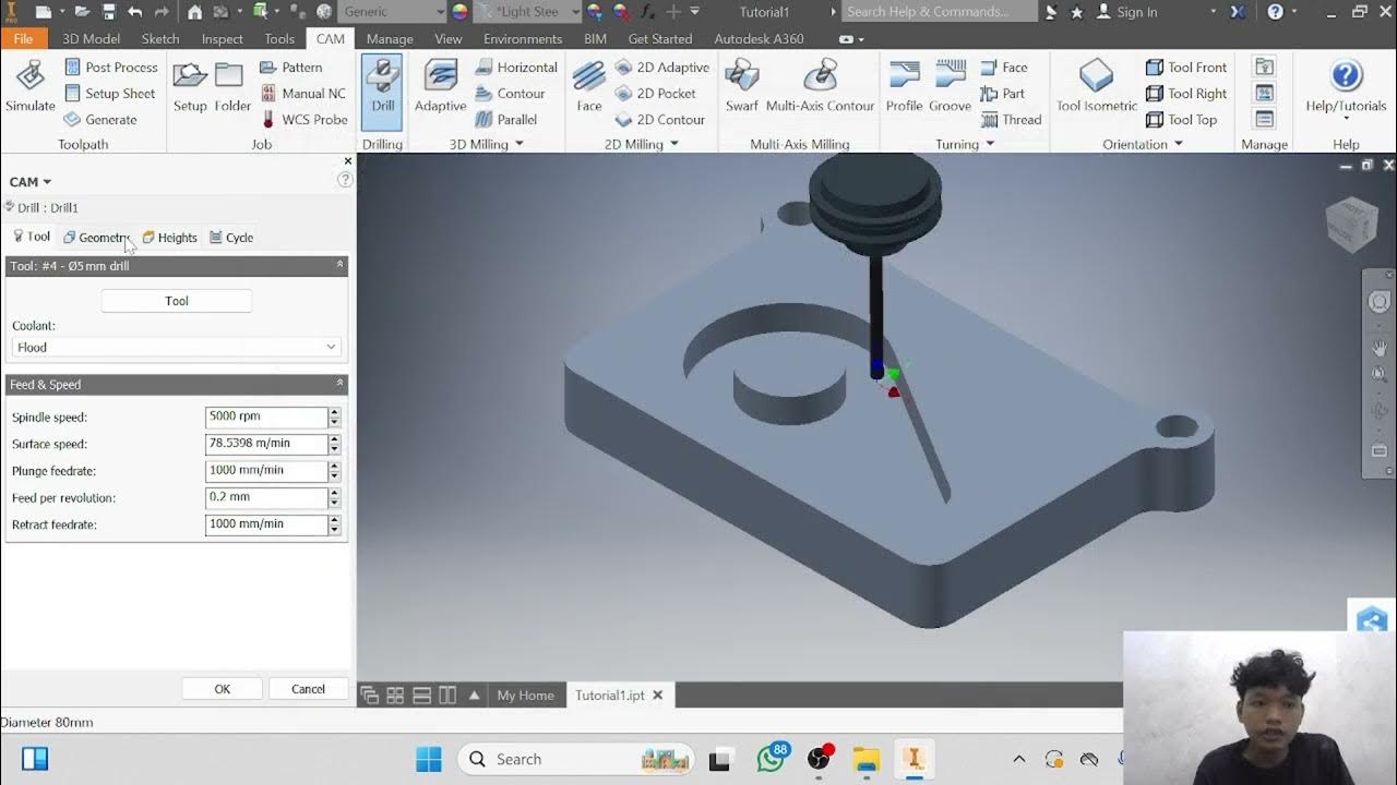 tugas cad cam 13 part 2 - YouTube