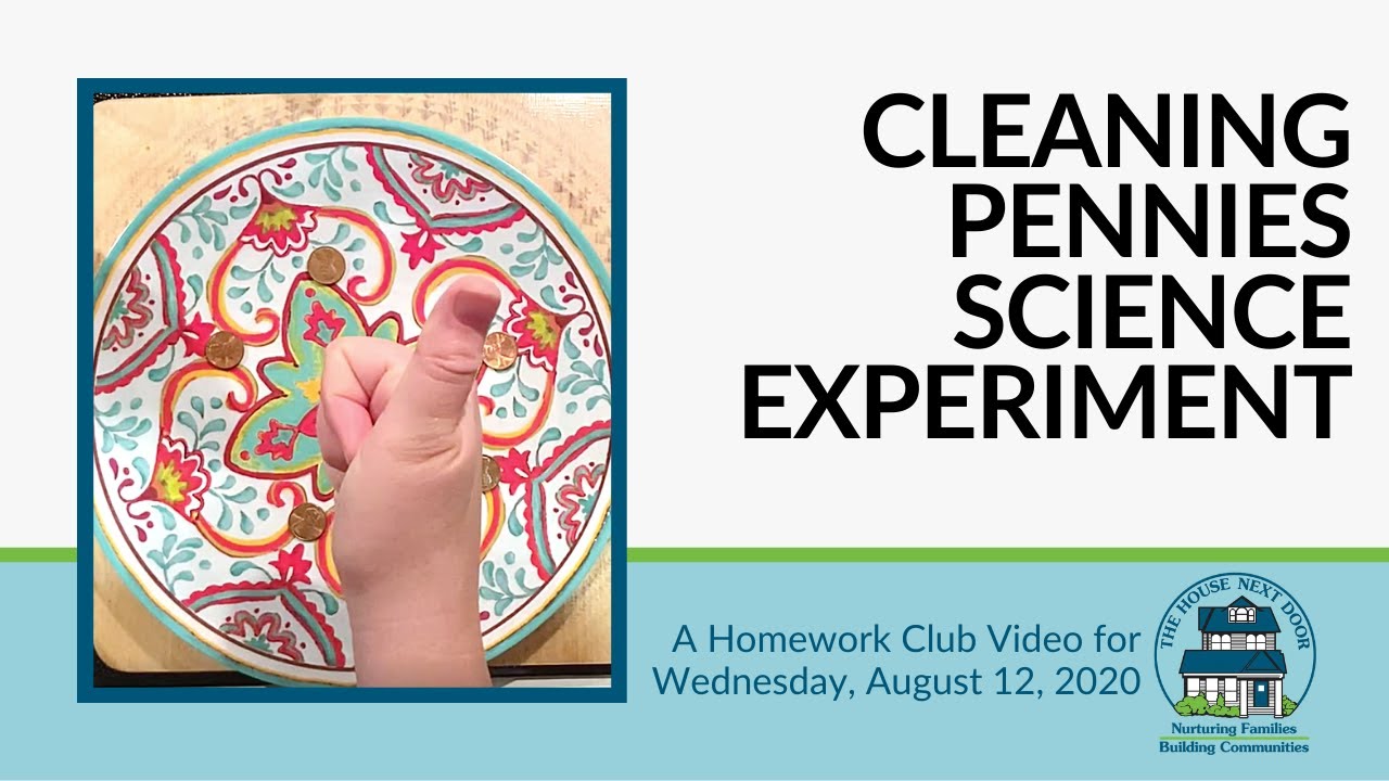 Cleaning Pennies Science Experiment, A Homework Club Video for ...