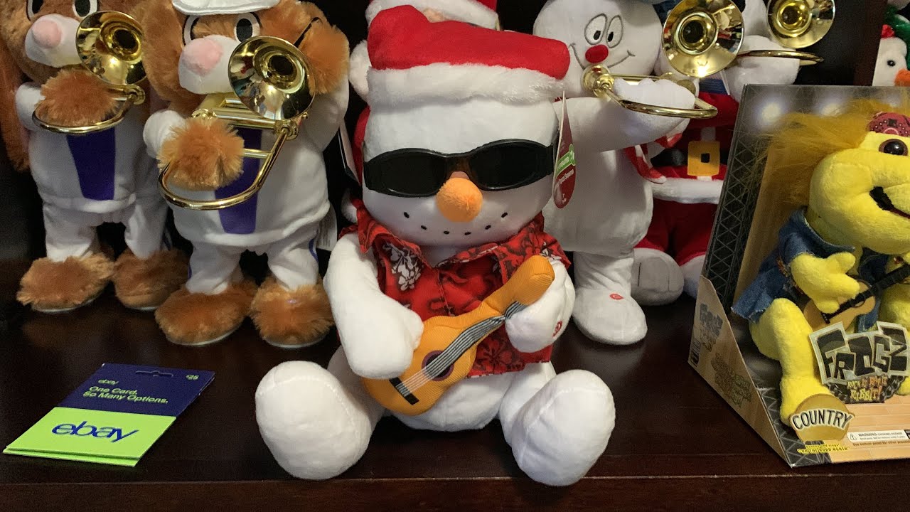 Gemmy Santa’s Strummers Hawaiian Snowman - YouTube