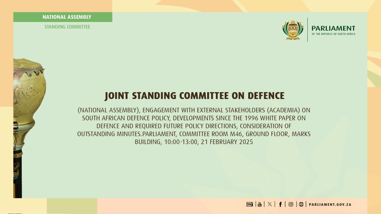 Joint Standing Committee on Defence, 21 February 2025 - YouTube