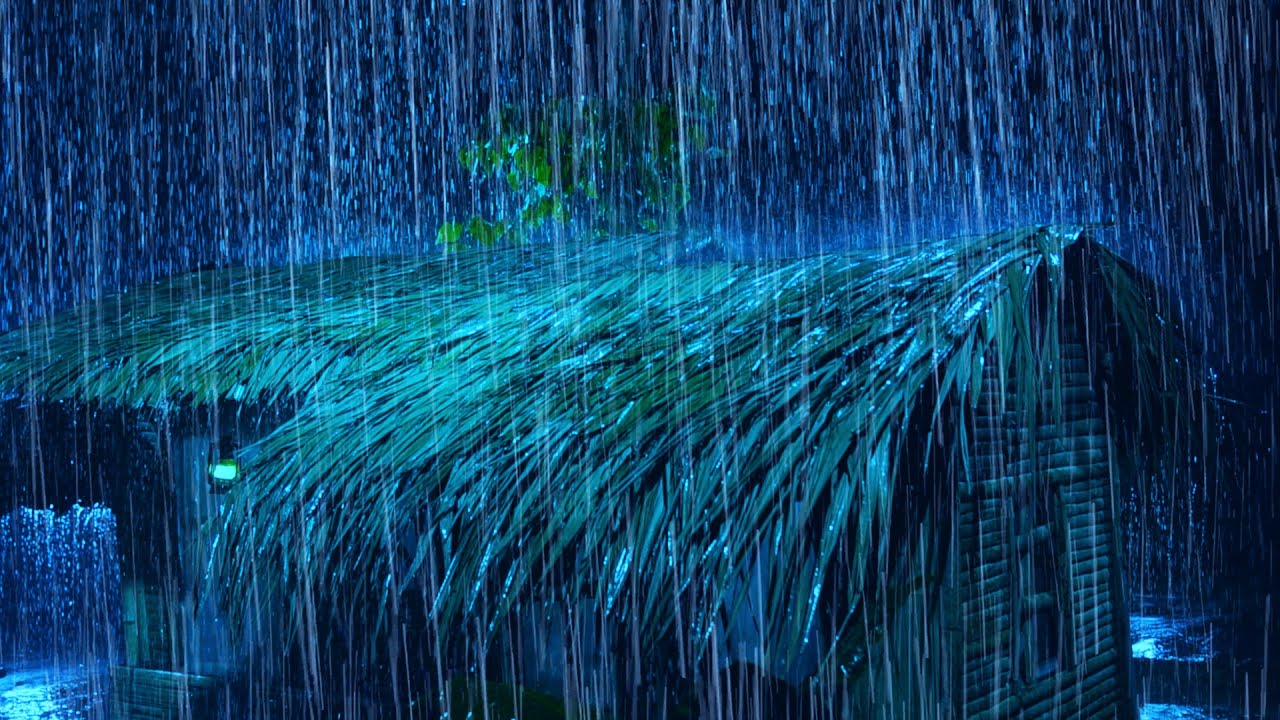Som de Chuva para Dormir - Chuva Forte e Trovão Poderoso à Noite para ...