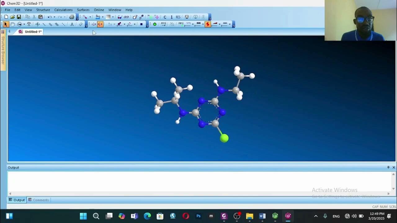Introduction to Chem3D: How to create 3D molecular structures - YouTube