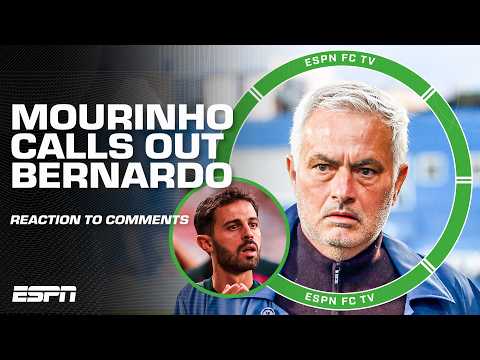 ‘WHAT IS HE DOING!?’ Reaction to Jose Mourinho saying Bernardo Silva is in ‘poor shape’ 😳 | ESPN FC