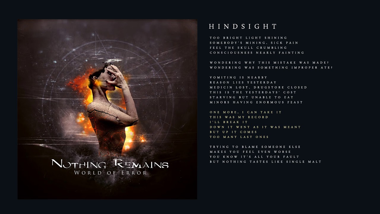 Nothing Remains - Hindsight - YouTube