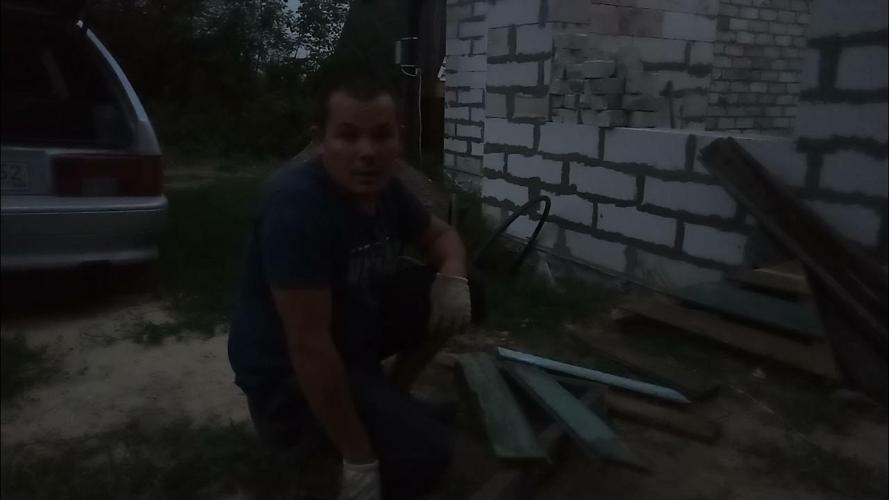 Готовим леса для продолжения стройки - YouTube