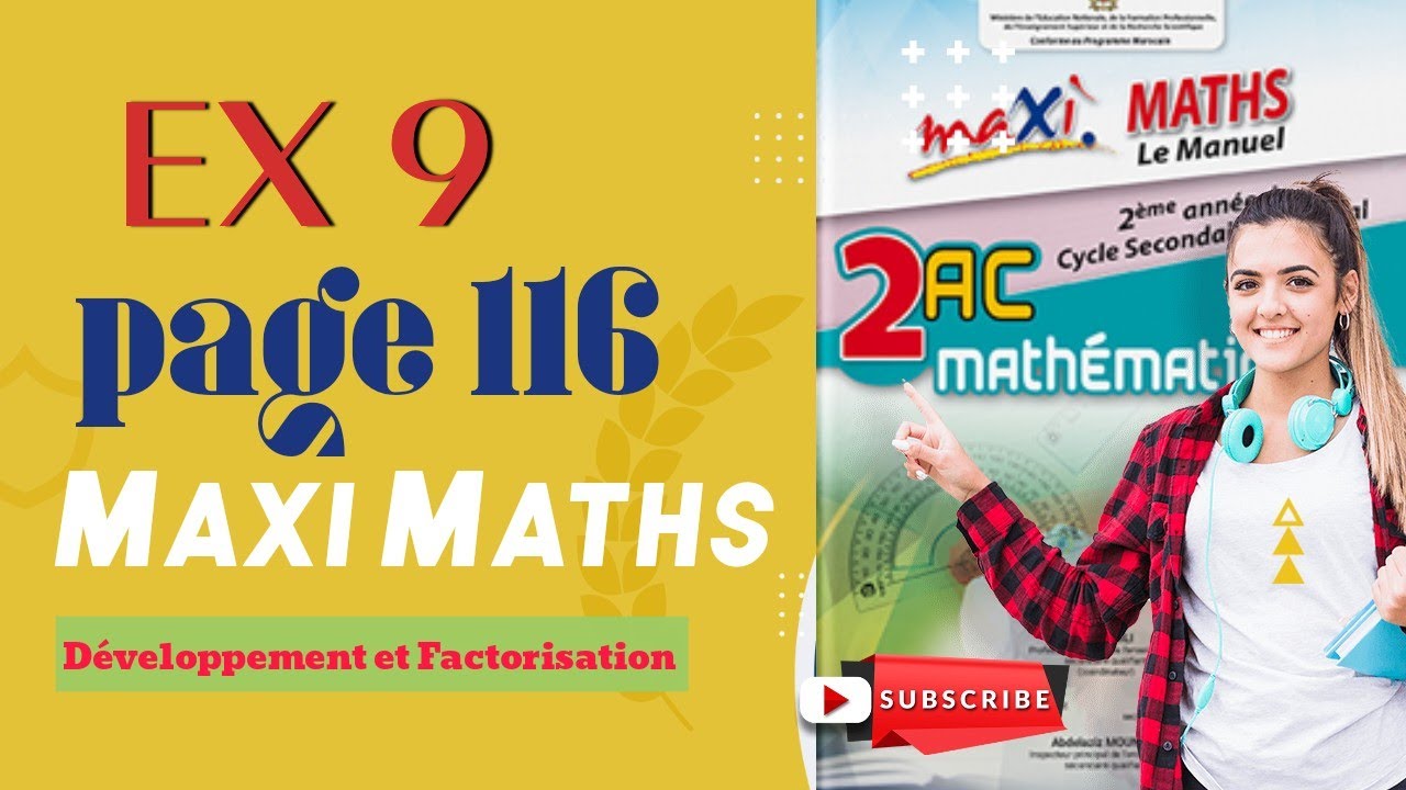 exercise 9 page 116 maxi maths 2AC - YouTube