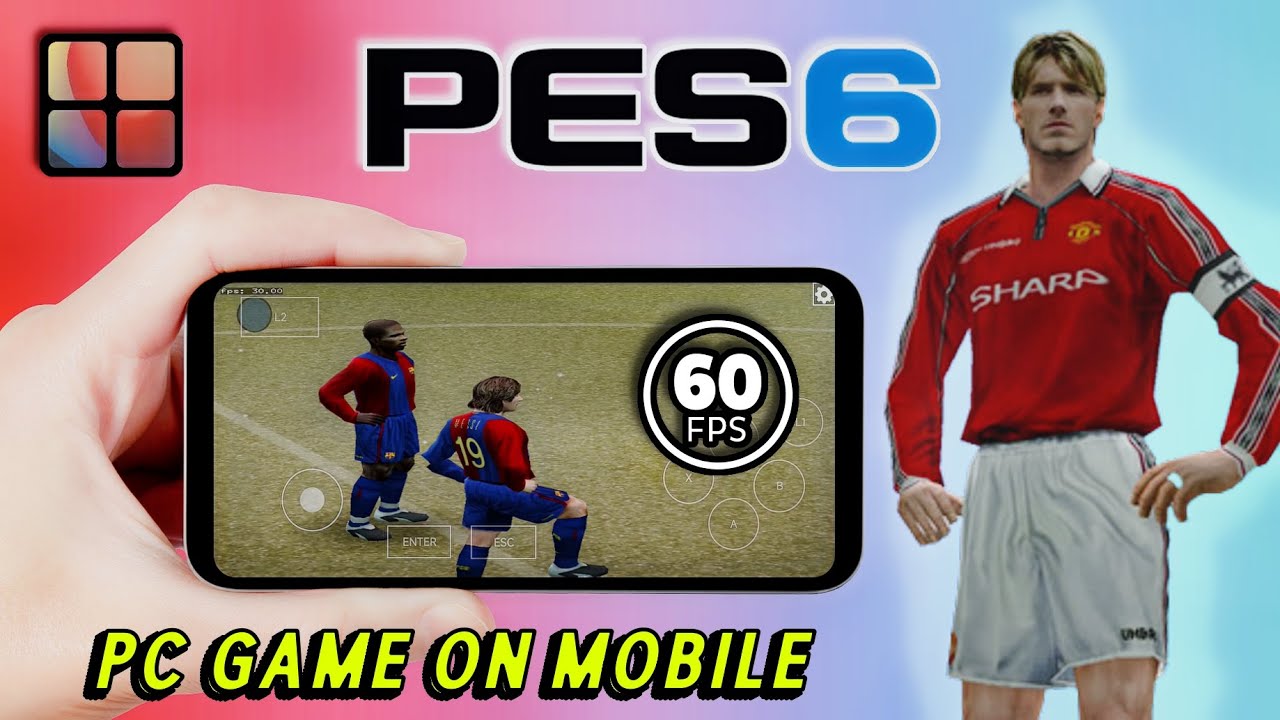 PES 06 [ Exagear ] Mobile | 60Fps Smoothly Playable | Cups, ML ...
