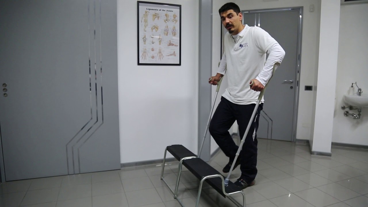 Come Salire e Scendere le Scale con le Stampelle - Fisioterapia - FISIO ...
