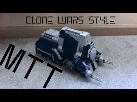 Recolored LEGO MTT MOC | Blue Clone Wars Style Separatist MTT | Set ...