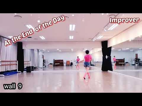 초중급At the End of the Day Count:32 Wall:4 Level:Improver - YouTube