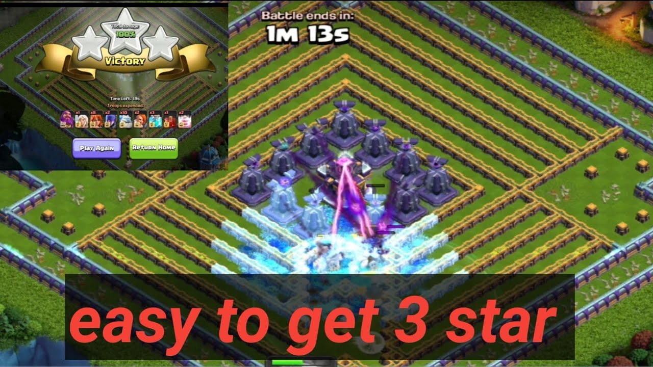 easily get 3 star coc dark ages warden challenge 👉 - YouTube