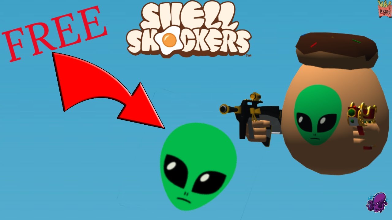 A **FREE ALIEN STAMP** IN SHELL SHOCKERS! - YouTube