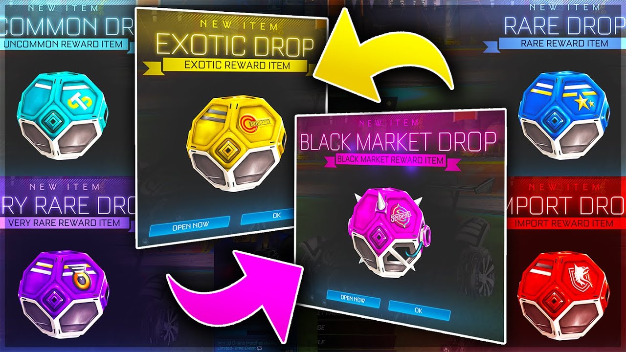 Showcasing *EVERY* DROP on Rocket League History! - YouTube