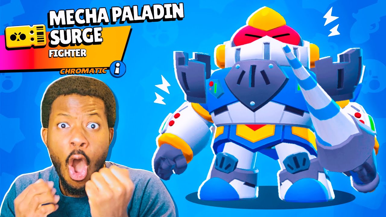 MECHA PALADIN SURGE UNLOCKED!! l Brawl Stars - YouTube
