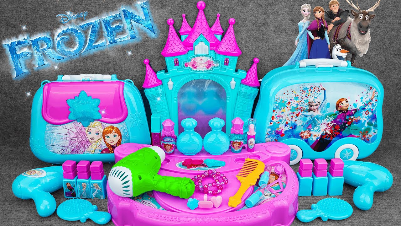 113 Minutes Satisfying with Unboxing Frozen Elsa Villa Playset，Cute ...