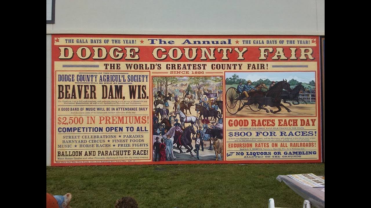Dodge County Fair Mural -Walldogs 2017 Beaver Dam, WI - YouTube