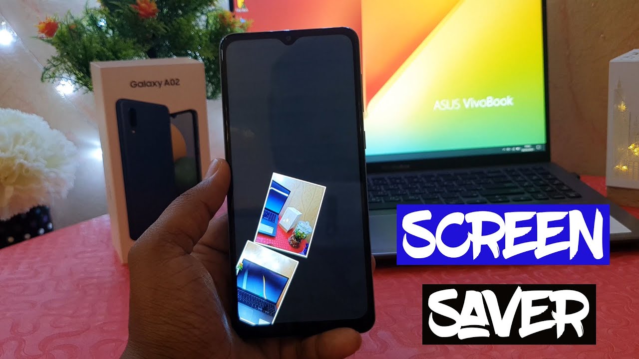 How To set Screen Saver In Samsung Galaxy A02 - YouTube