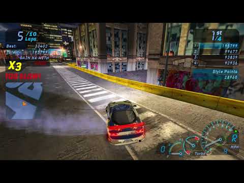 Need For Speed Underground Drift track 3 - YouTube