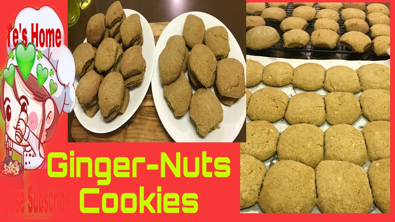 How to Make GINGER NUTS COOKIES | #Te'sHome - YouTube