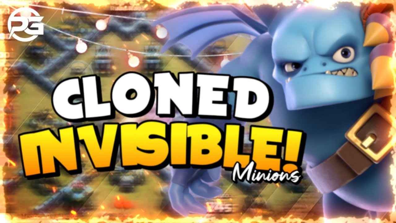 Clash of Clans Super Minion Clone Attack Strategy | Pixel Gaming COC ...