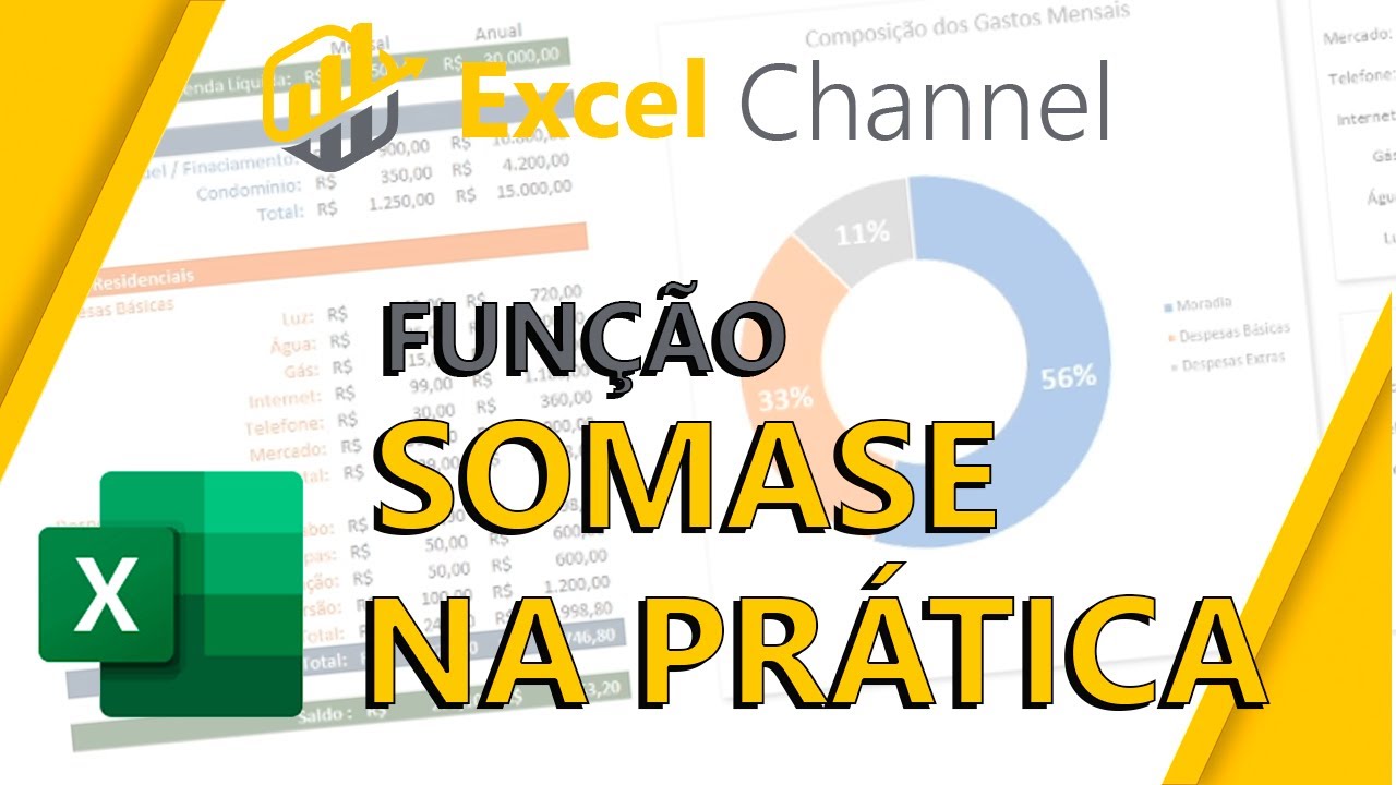 SOMASE - Como Fazer SOMASE no Excel | Excel Channel - YouTube