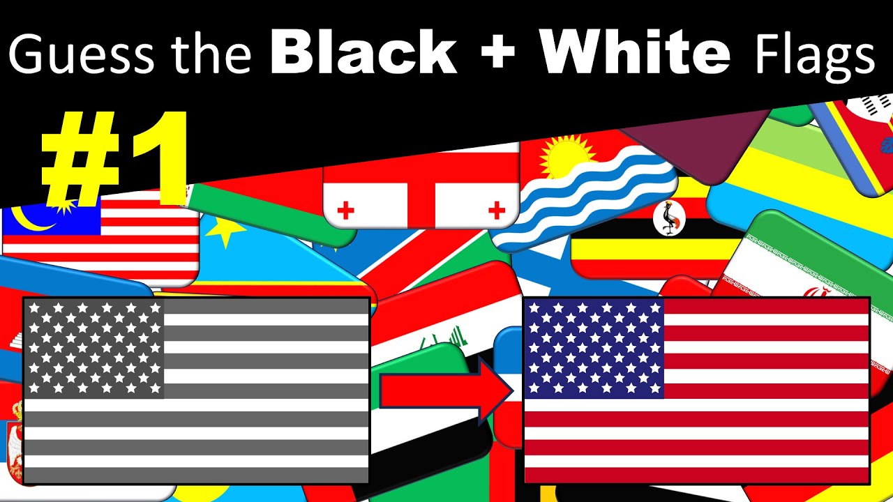 Can You Guess the Flag Without Its Colors? 🌍🧠 | Black & White Flag Quiz ...