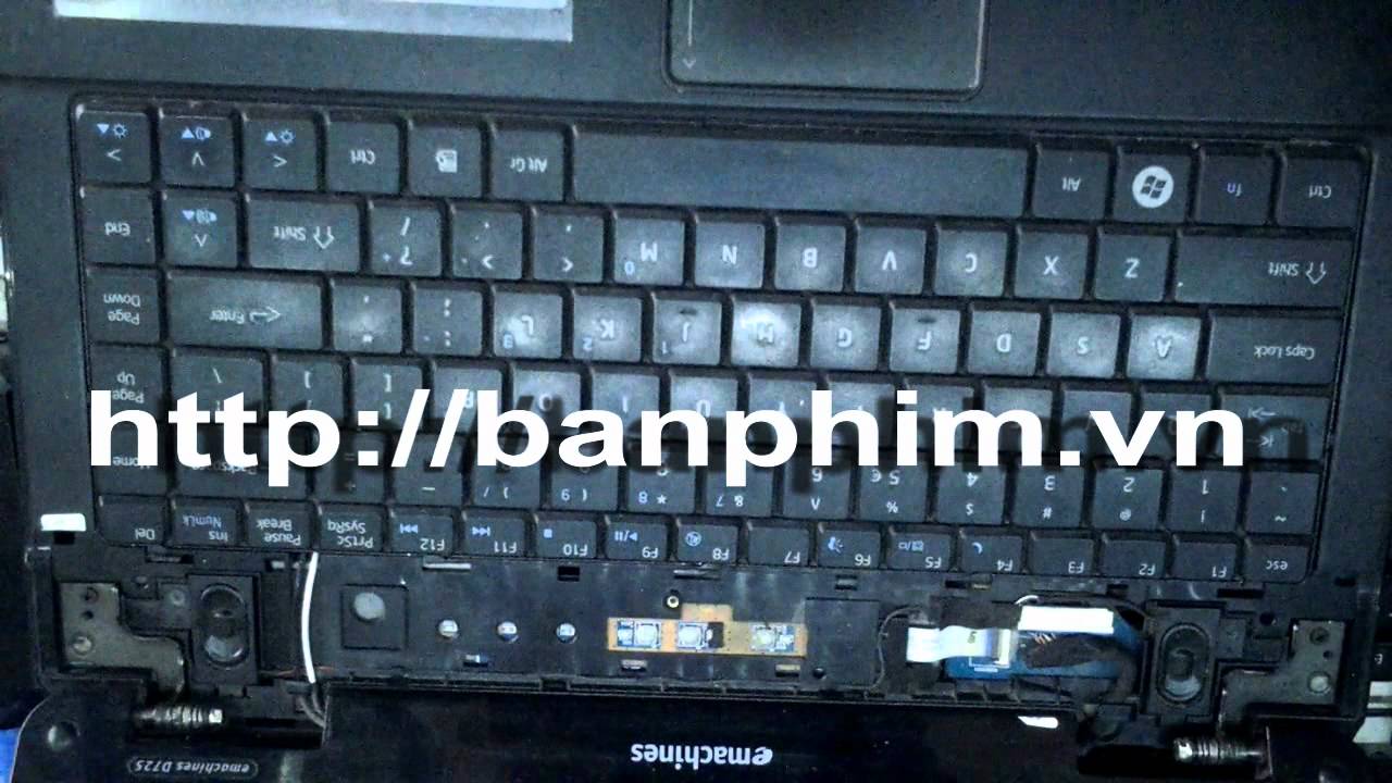 Thay bàn phím laptop Acer Emachines D525 D725 D520 D720 D730 keyboard ...