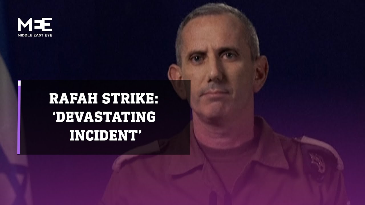 Israeli army spokesperson denies responsibility for Rafah camp strike ...