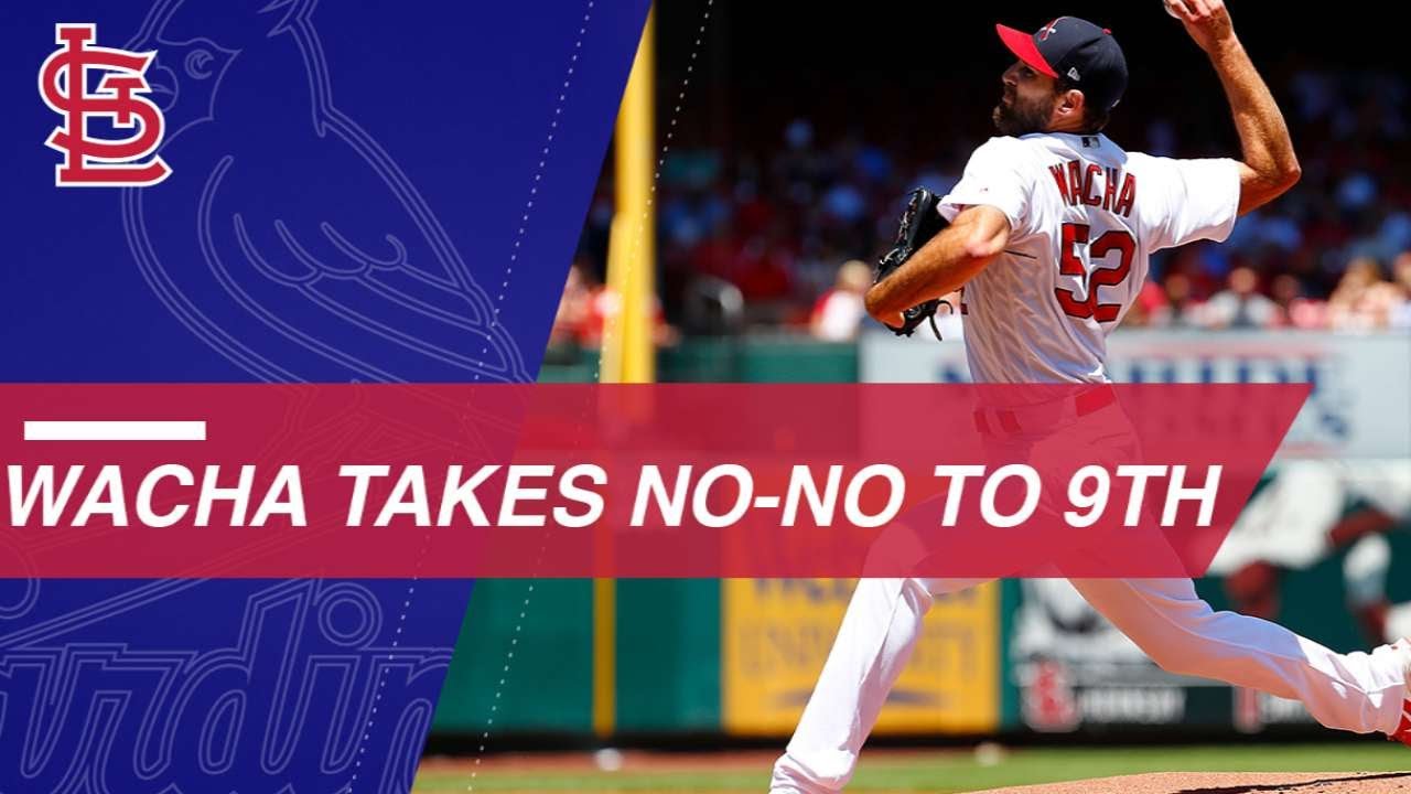 Wacha takes no-no into 9th, K's 8 in dominant start - YouTube