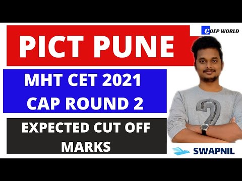 PICT PUNE MHT CET 2021 CAP ROUND 2 CUT OFF MARKS - YouTube
