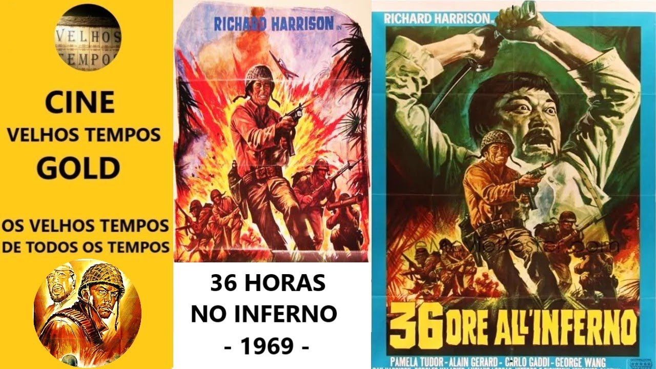 36 Horas no Inferno (1969), Richard Harrison, Pamela Tudor & Alain ...