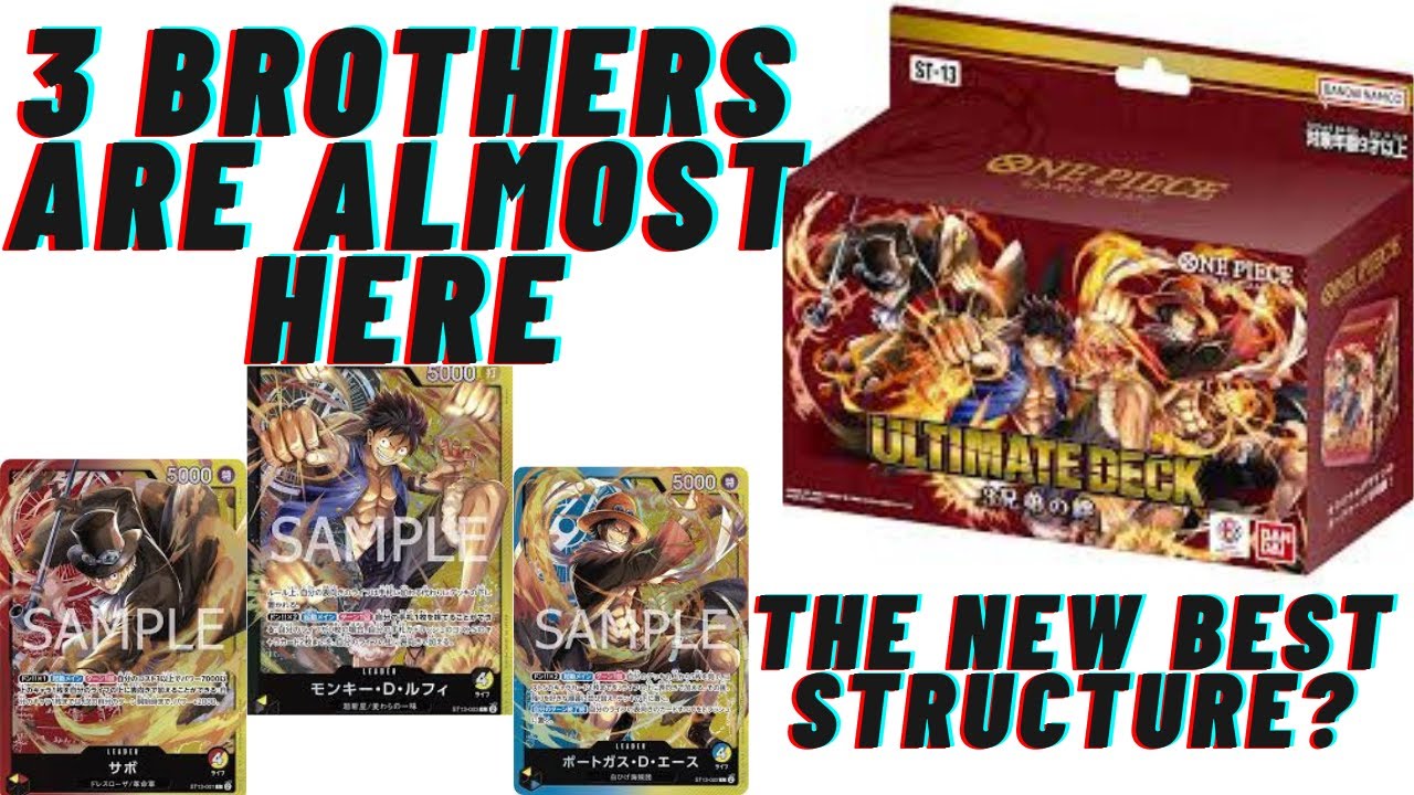 One Piece TCG ST13 Is Almost Here (New Best Structure?) - YouTube
