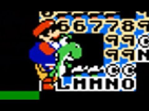 Super Mario World (NES Bootleg): Glitched title screen levels (PART 1 ...