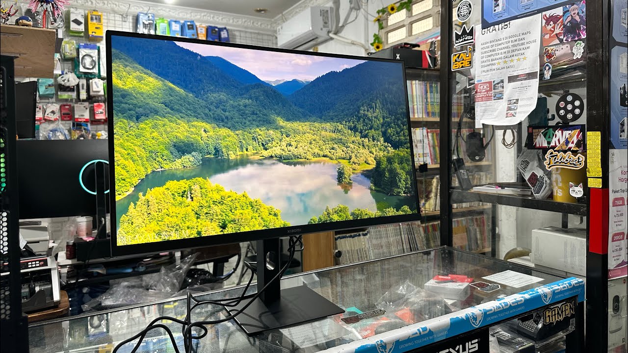 UNBOXING & REVIEW MONITOR XIAOMI MI A27UI 4K UHD IPS SCREEN 27 INCH ...