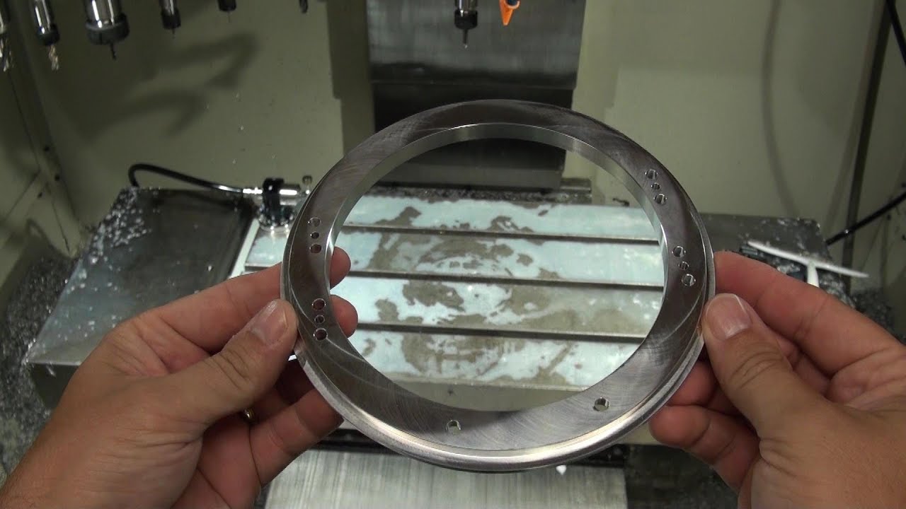 Machining Parts for First Robotics, Bearing Ring - YouTube