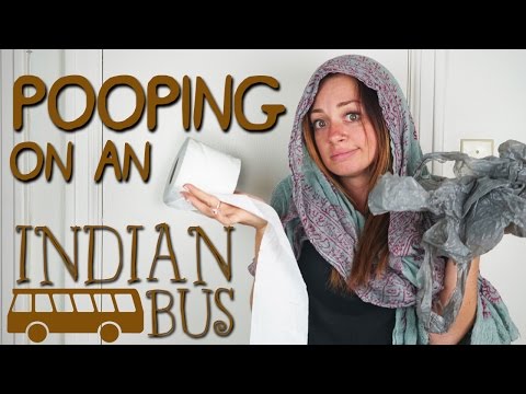 Pooping on an Indian Bus