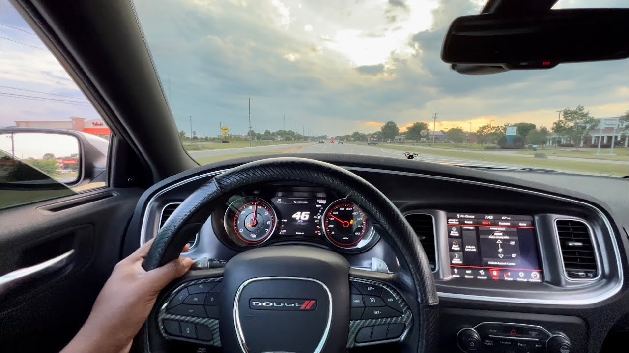 DOWNSHIFTING MY LOUD SCATPACK IN TRAFFIC POV! - YouTube