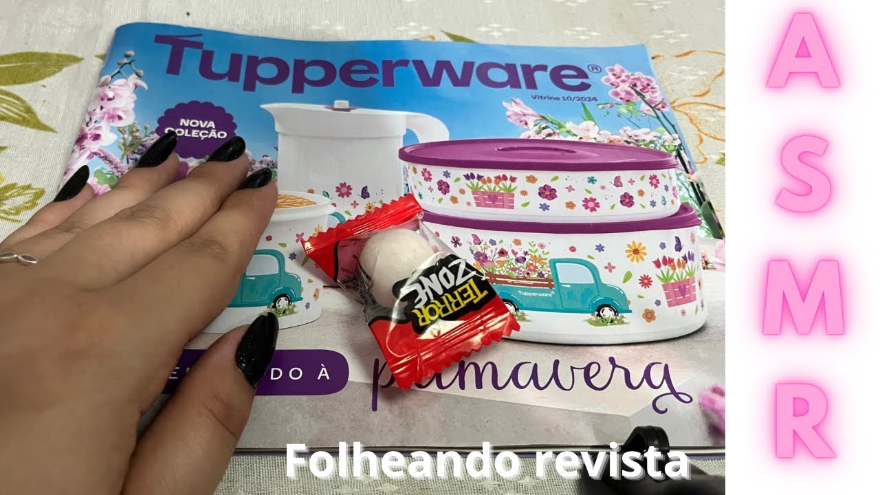 ASMR FOLHEANDO REVISTA E MASCANDO CHICLETE - YouTube