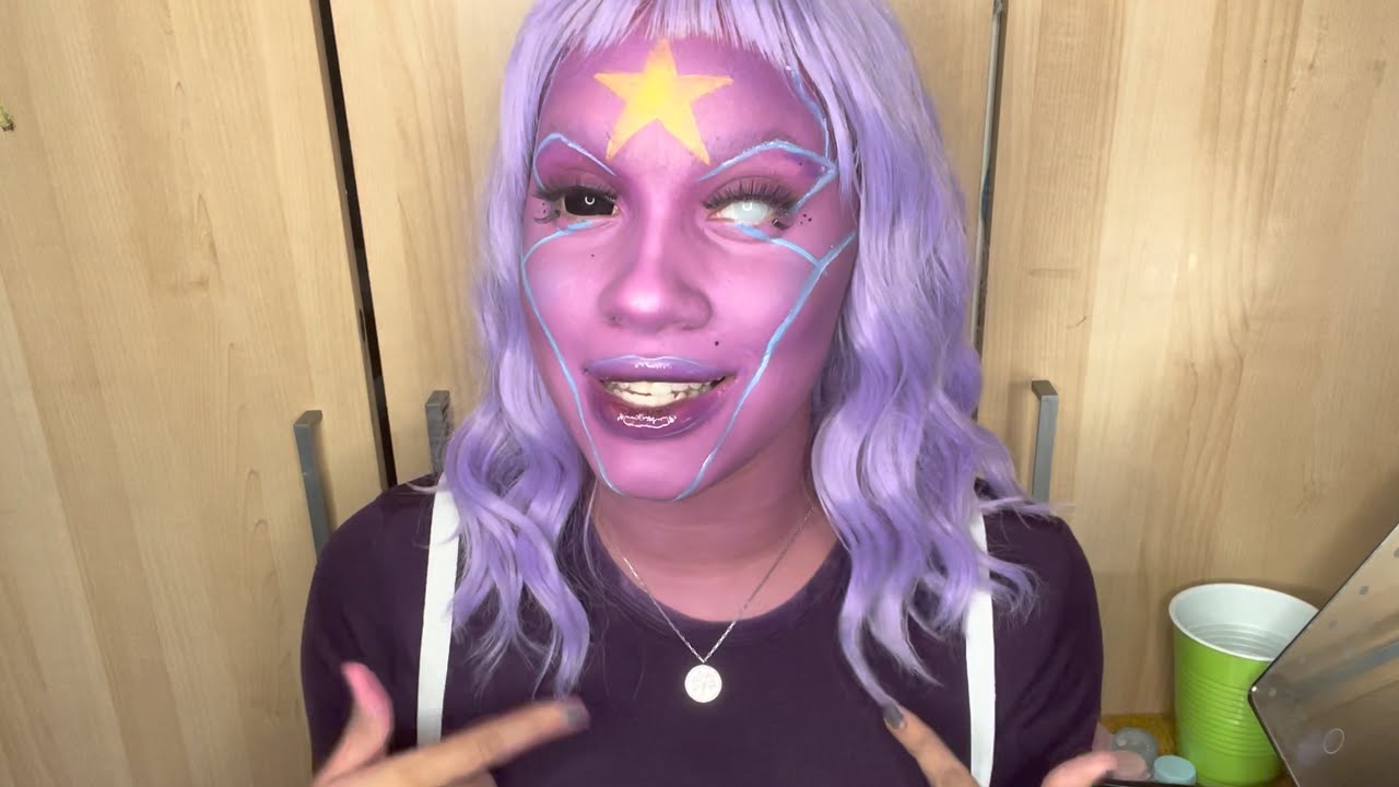 Athena Painting Pallete Review 🎨 + Cyberpunk LSP makeup 💜 - YouTube