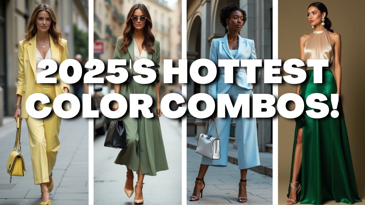 15 Must-See Color Combinations Dominating Fashion in 2025! - YouTube