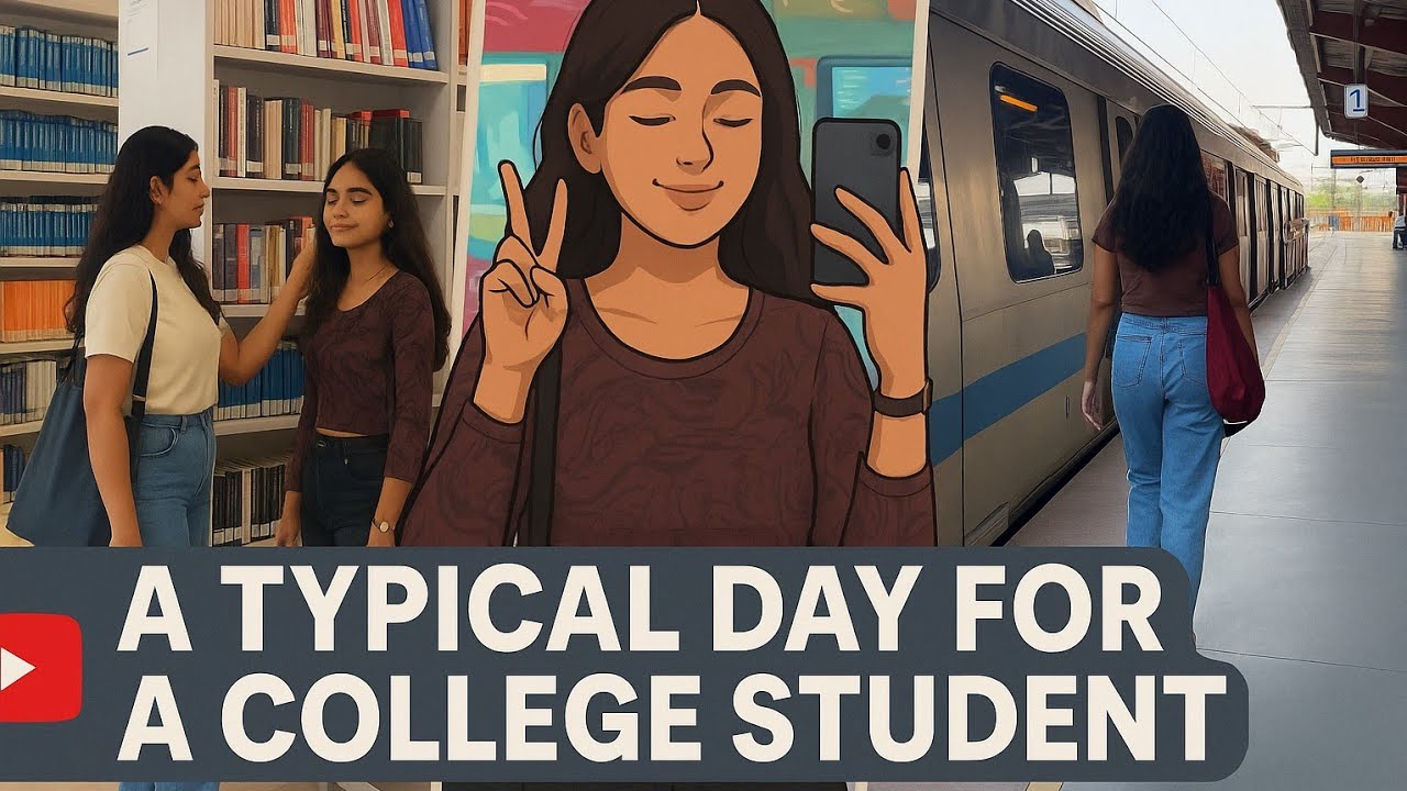 A typical day for a college student... - YouTube