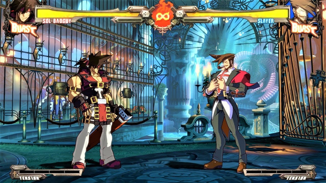 Sol Badguy vs Slayer (Hardest AI) - Guilty Gear Xrd Rev 2 - YouTube