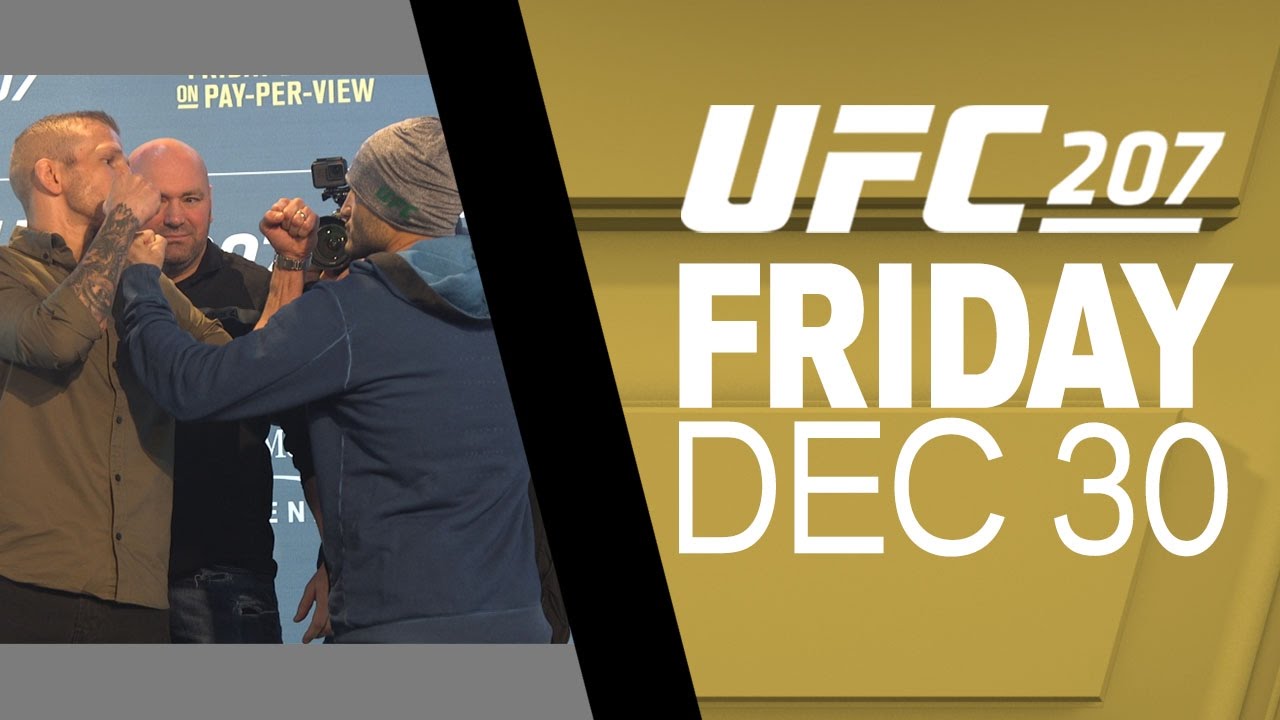 UFC 207: Media Day Faceoffs - YouTube