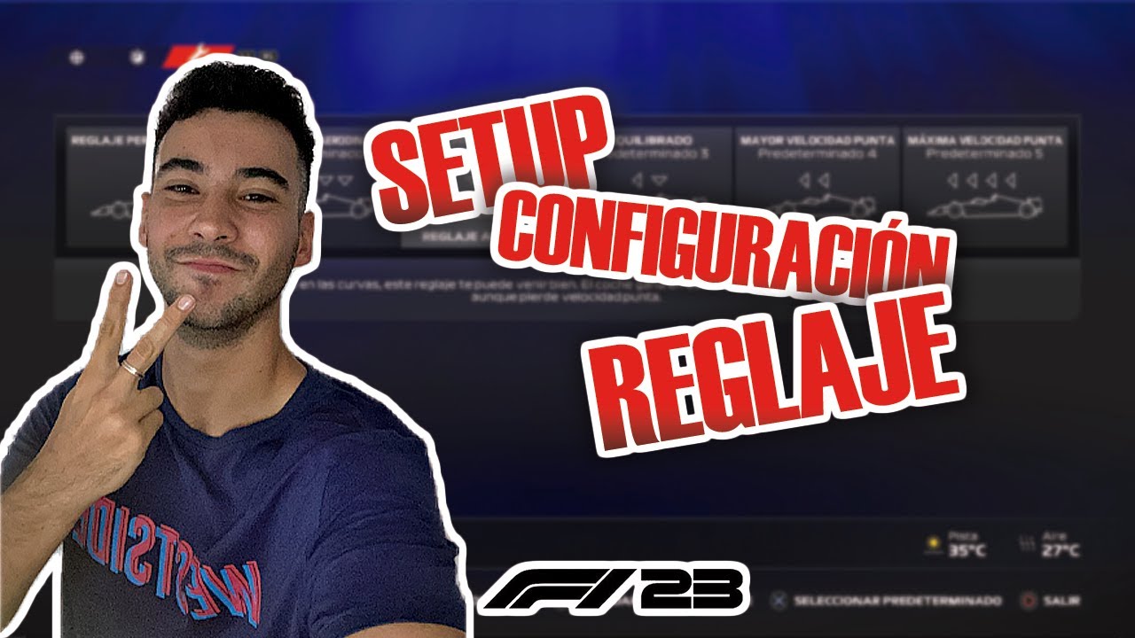 Como configurar un SETUP/ REGLAJE en mi #f123 - YouTube