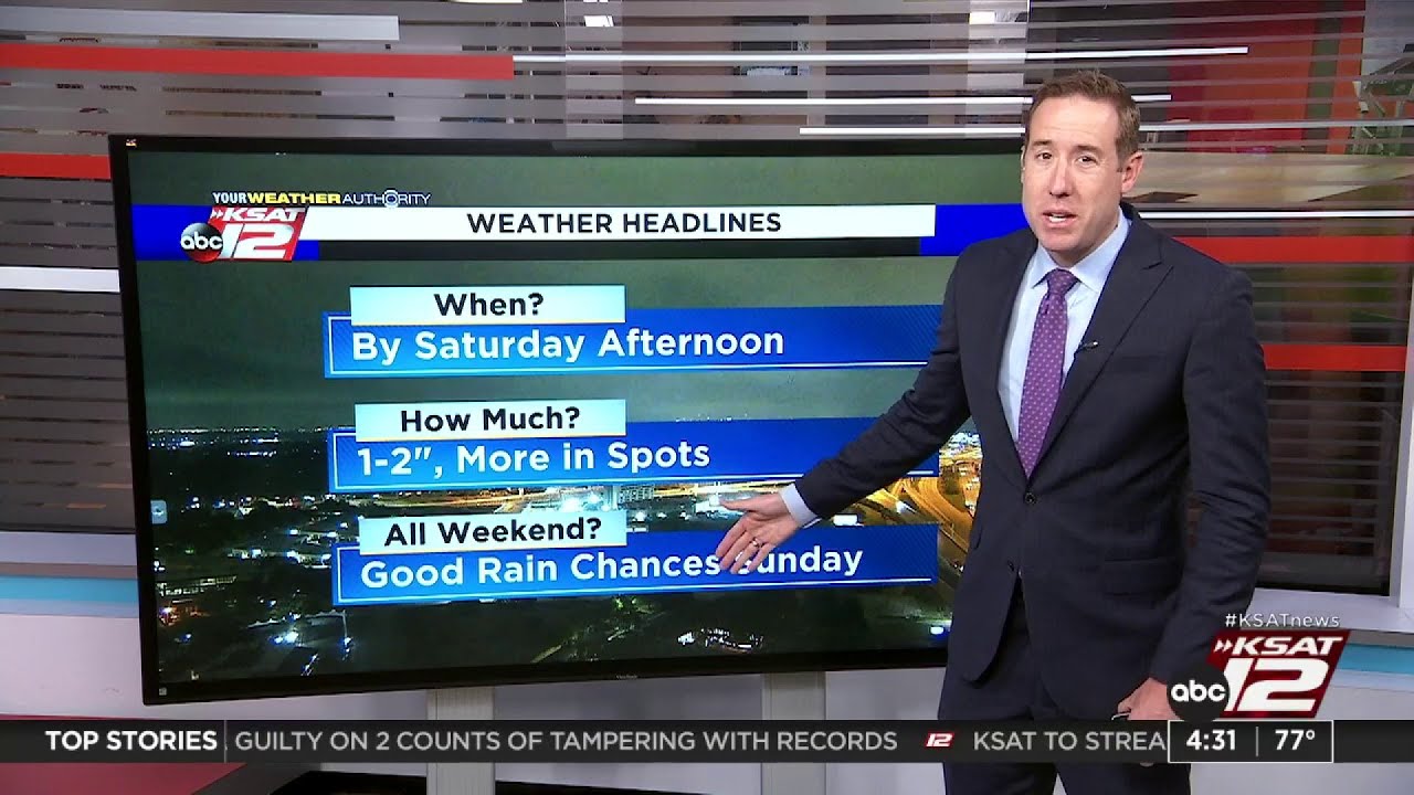WATCH: Meteorologist Justin Horne gives his early weather forecast ...