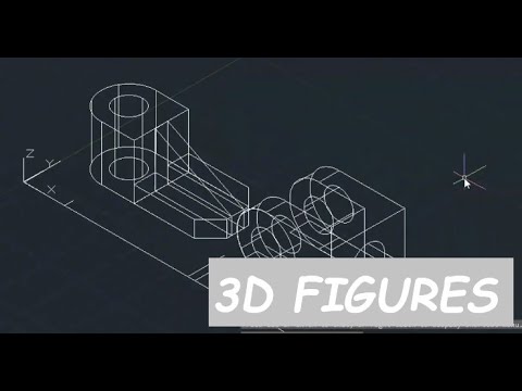 AutoCAD 2018: 3D figures - YouTube