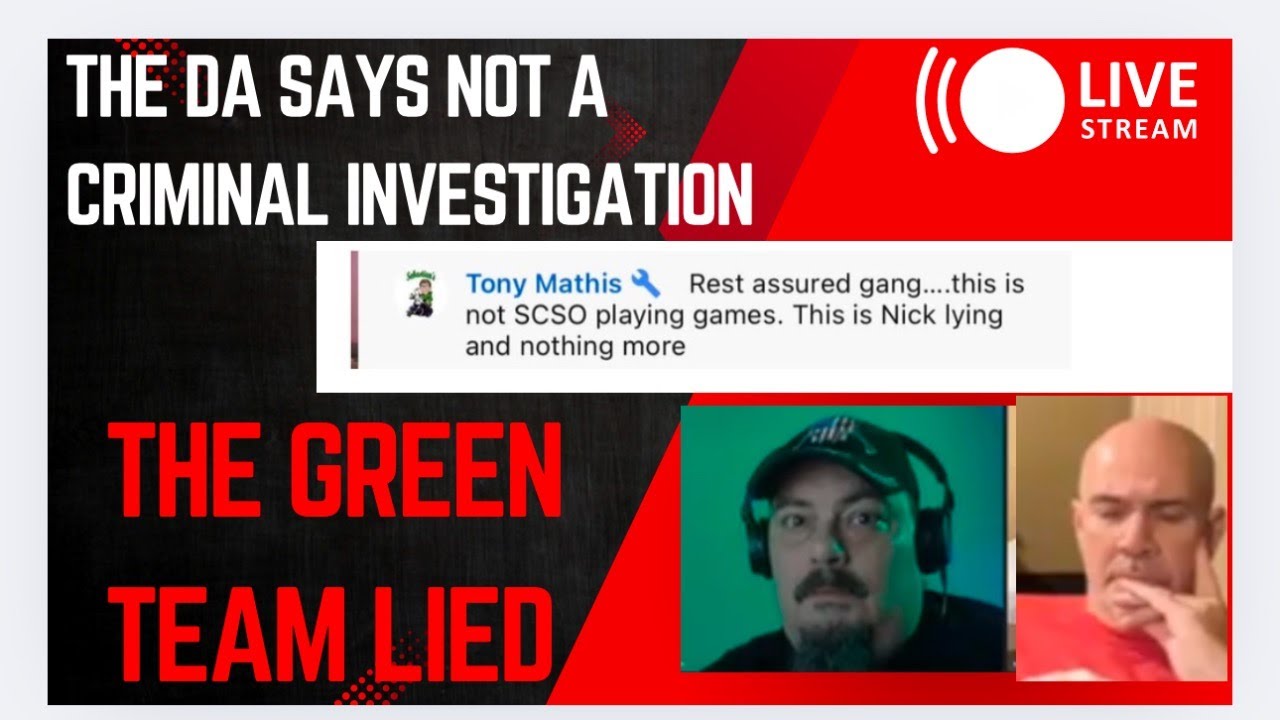 Nick Beres -The DA says it’s “NOT A CRIMINAL INVESTIGATION/CASE! Katie ...