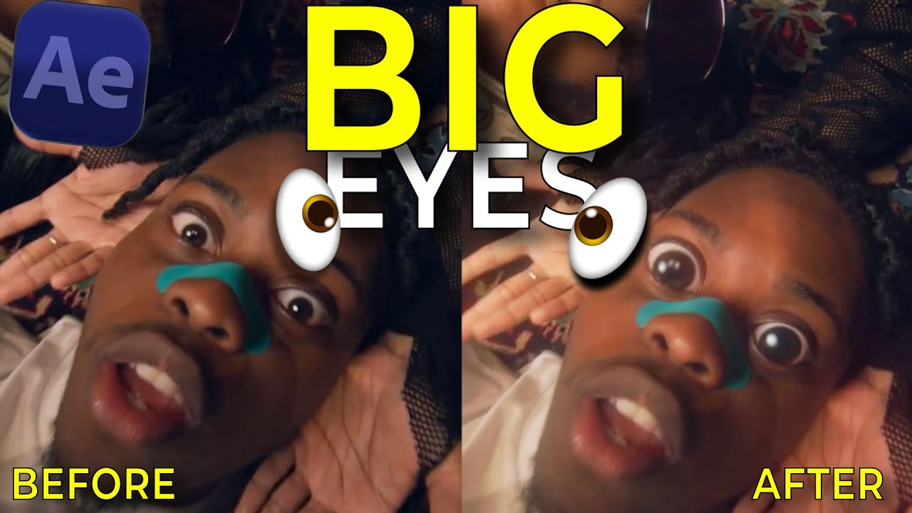 CRAZY BIG EYES EFFECT AFTER EFFECTS TUTORIAL - YouTube